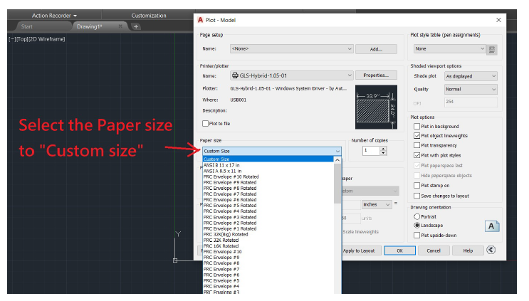 How to configure AutoCAD for GCC Lasers.